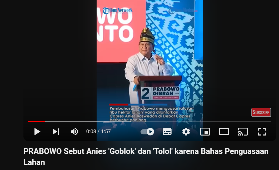 Blunder Kemarahan Prabowo Merusak Skenario Jokowi - Hanny Setiawan